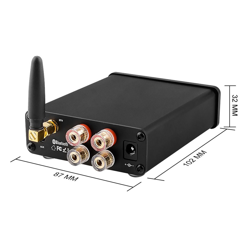 BRZHIFI TPA3116 Mini Bluetooth 5.0 Power Amplifier 50W*2 Stereo Class ...