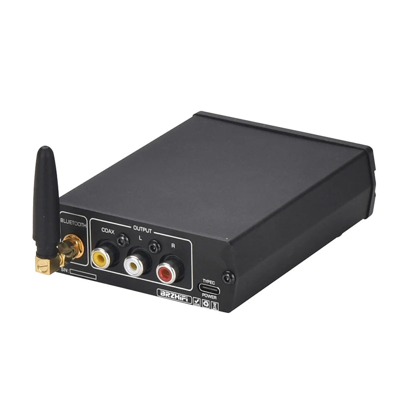 BRZHIFI BT20 Wireless Home Audio DAC Decoder Bluetooth 5.0 Car Amplifi ...
