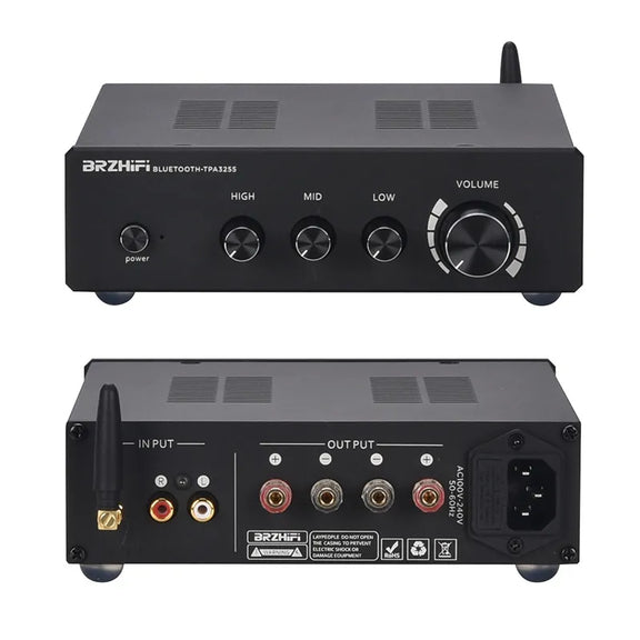 BRZHIFI TPA3255 300Wx2 Powerful Amplifier Class D HiFi Audiophile Ampl ...
